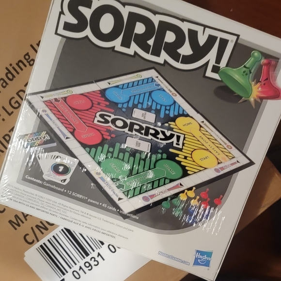Hasbro | Toys | Sorry Game | Poshmark